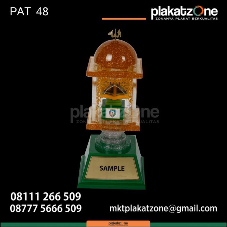 Contoh Piala MTQ Custom Khas Daerah - PlakatZone