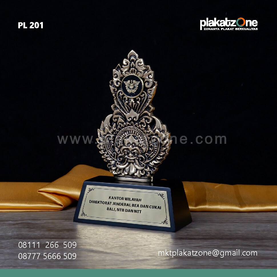 Plakat Logam Berkualitas Tinggi untuk Penghargaan