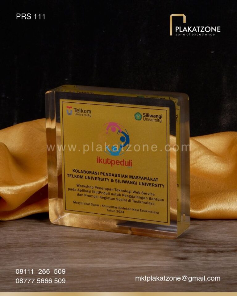 Jual Plakat Resin & Fiber | Tampil Mewah, Desain Bebas